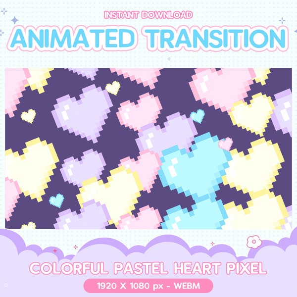 Pixel Art Transition Animation - Etsy UK