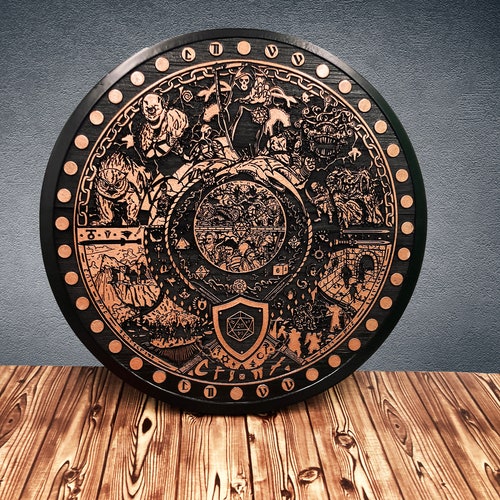 Dnd Wall Art Gift for DM Dungeons and Dragons Dnd Decor - Etsy