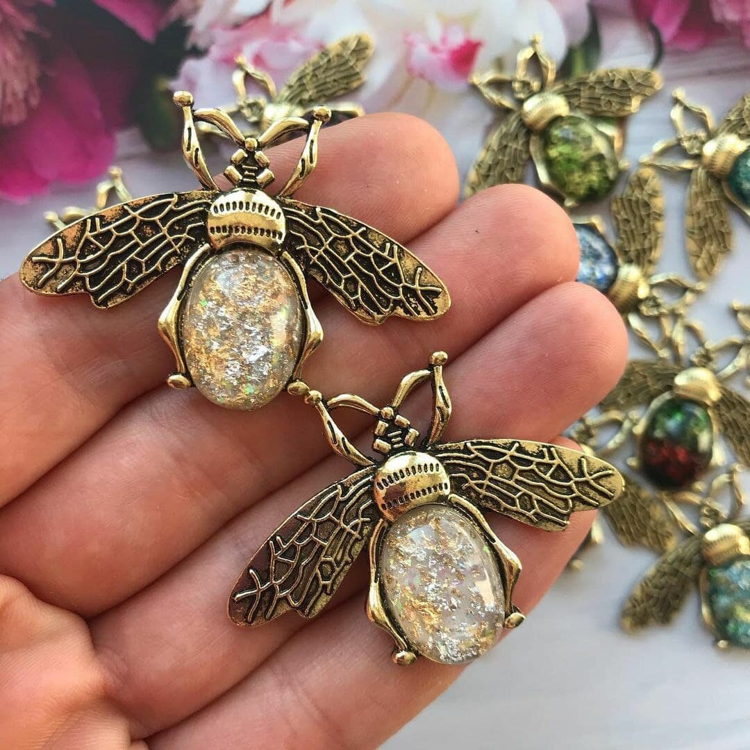 Bee Brooch Vintage. Bee Brooch Rhinestone. | Etsy