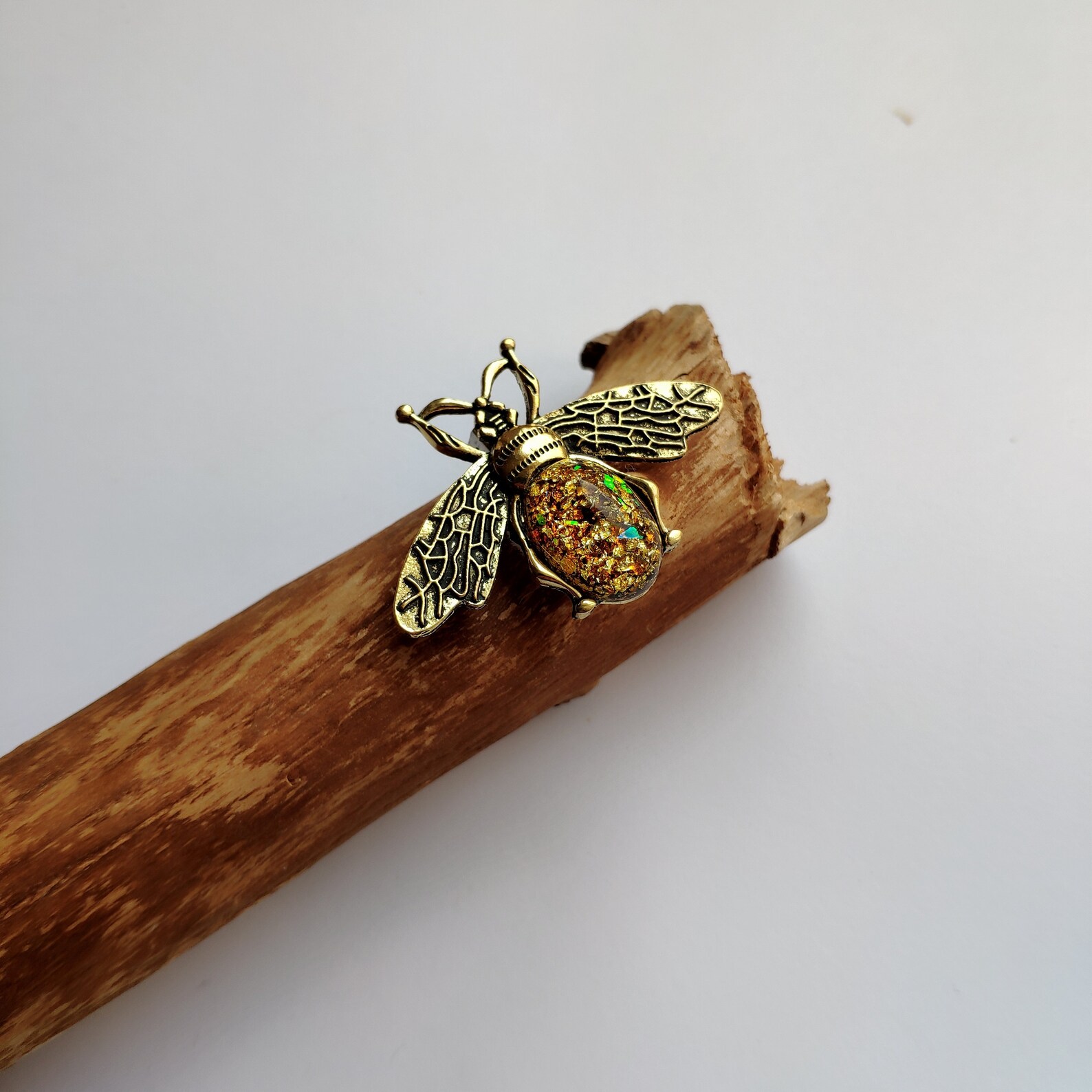 Bee brooch vintage. Bee brooch rhinestone. | Etsy