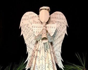 Paper angel ornament | Etsy