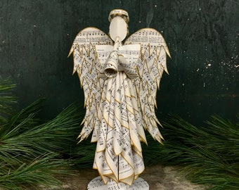 Paper angel ornament | Etsy