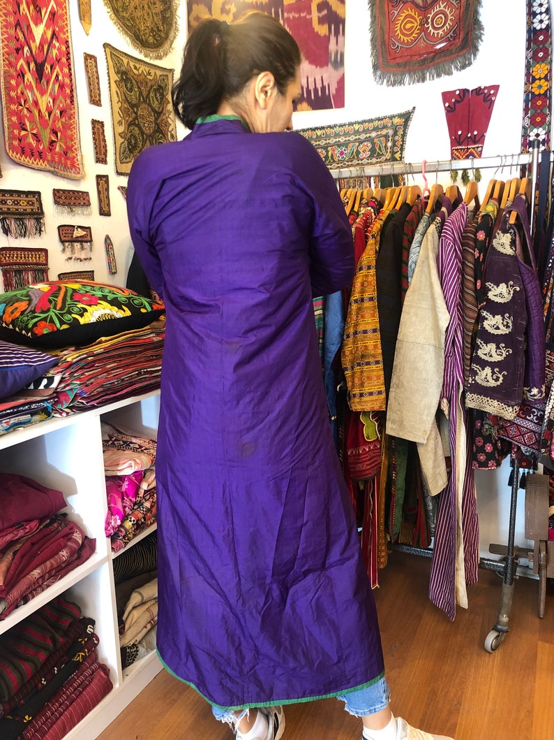 Antique Kaftan Silk Chapan Turkmen Kaftan Silk Chapan in Good - Etsy