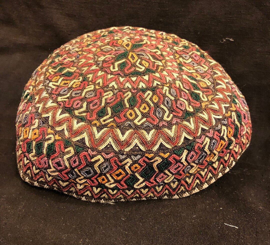 Antique Turkmen HAT From Yomud Tribe , Central Asian Child Hat. FREE ...