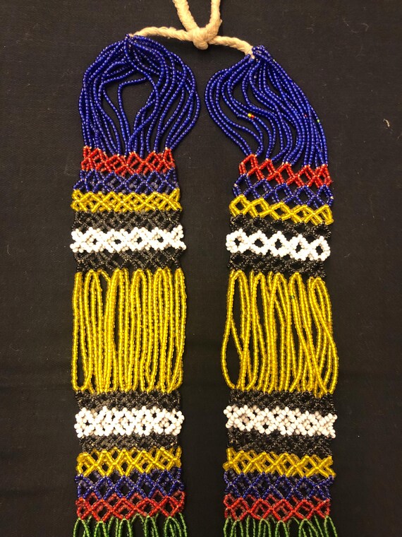 Antique traditional beaded necklace from kalash valle… - Gem
