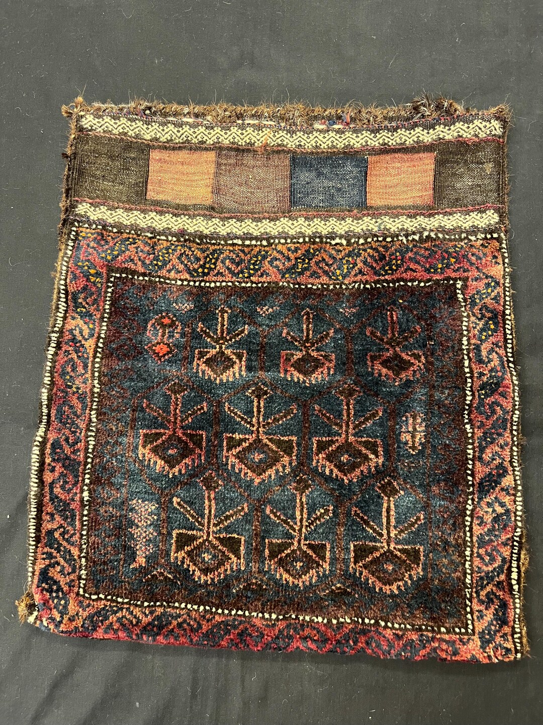 Antique Beluch Bag Face Pure Wool Natural Color 60x54 Cm 24' X21' Free ...