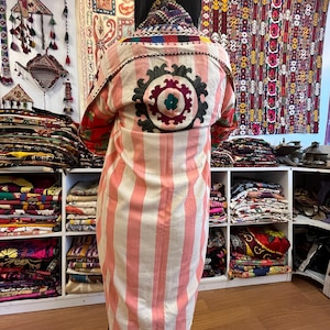 Vintage Ubek Traditional Clothing Handmade Costum. 195x102 Cm 77' X 40 ...