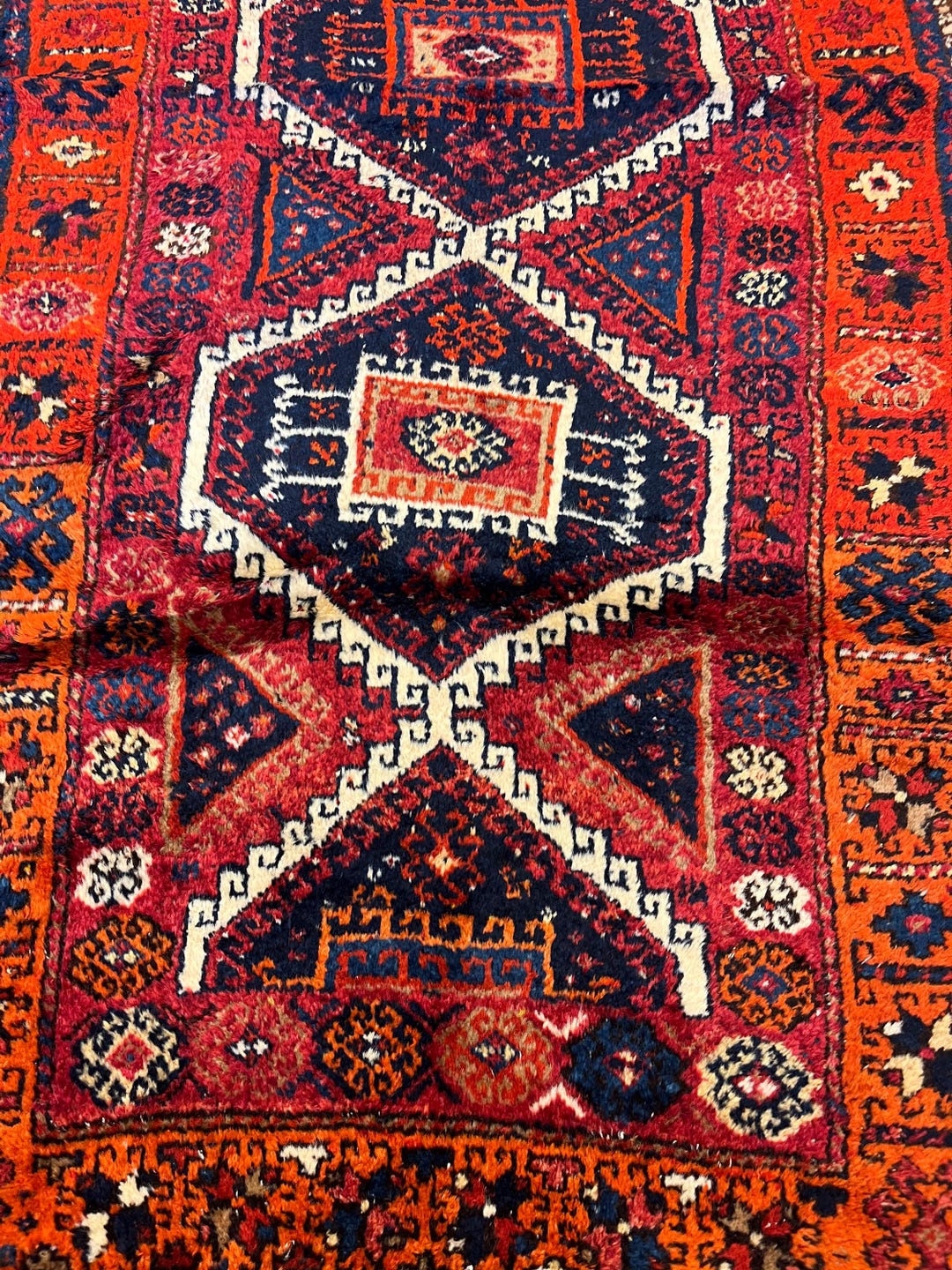 Antique Anatolian Kurdish Rug Pure Wool Natural Color 215x100 Cm 85'x39 ...