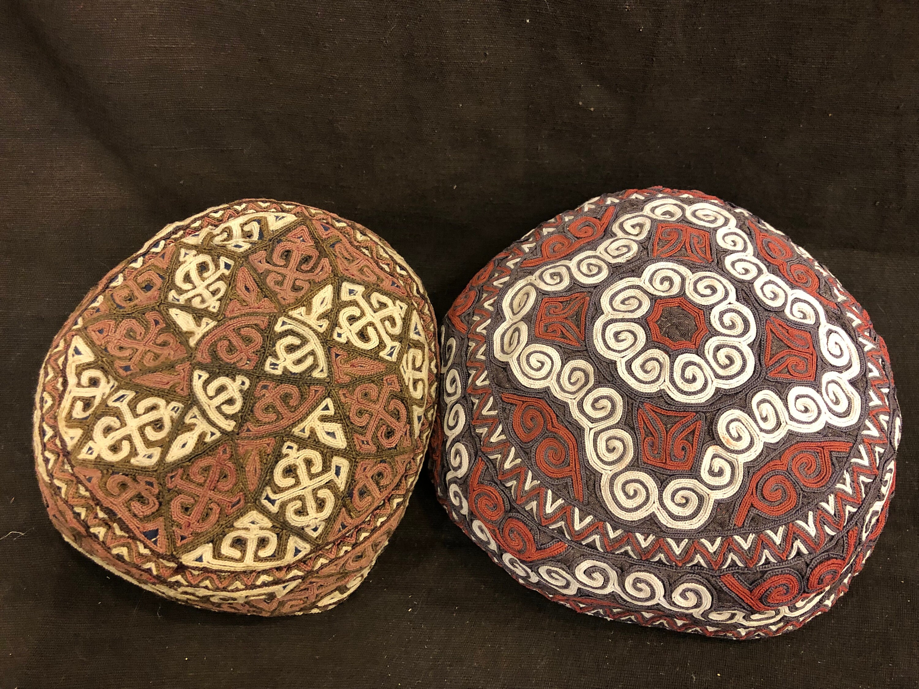 Antique Turkmen Chodor Child Cap With Silk Embroidery Hat 2 - Etsy