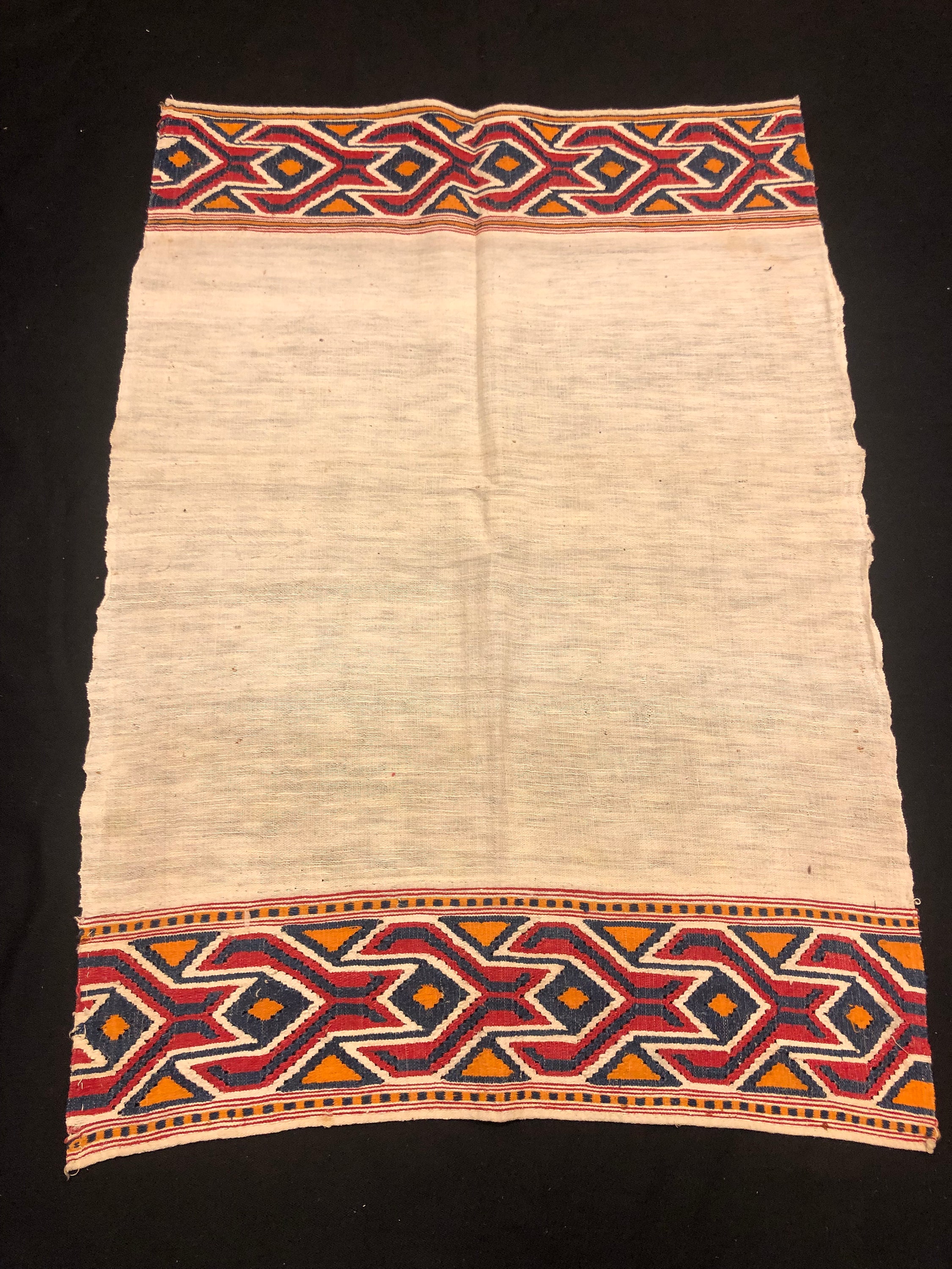 Antique Ottoman Embroidered Linen Towel Silk Tinsel Floral Ottoman ...