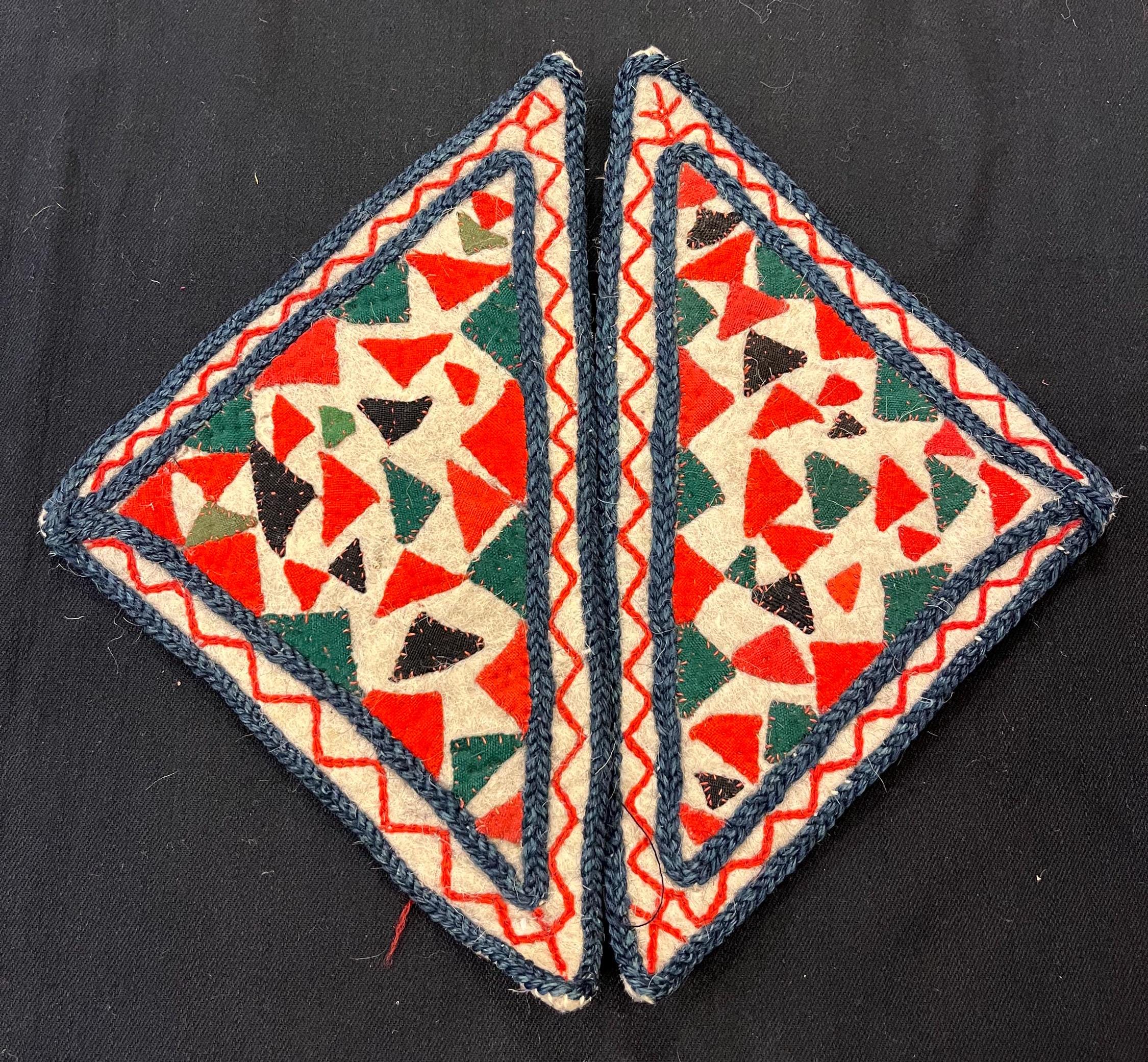 Ethnic Uzbekistan Felt Talismanic Amulet Wall Hanging Decor , Wool ...