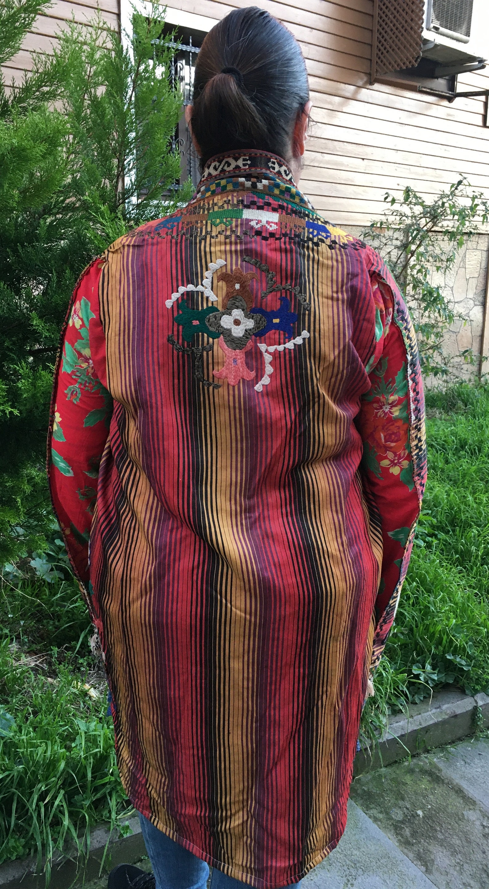 Vintage UZBEK Traditional Clothing Handmade Costum Chirpi 175 - Etsy