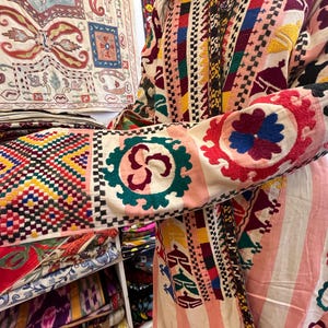 Vintage Ubek Traditional Clothing Handmade Costum. 195x102 Cm 77' X 40 ...