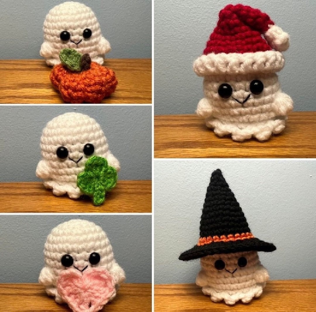 Ghost Dress up Accessories (santa Hat, Heart and Clover Only) - Etsy