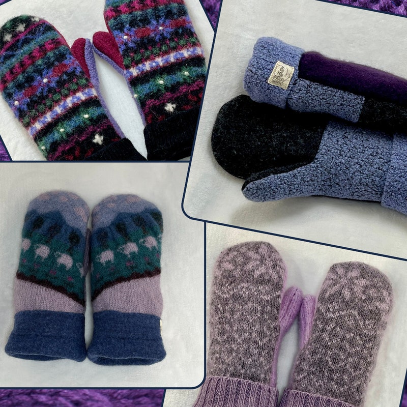 Upcycled Mittens - Etsy