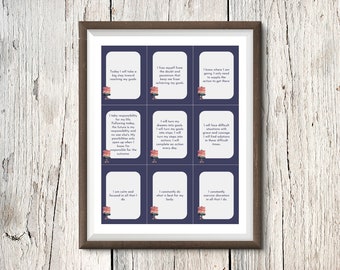 Positive Hmong Affirmation Cards Set - Etsy