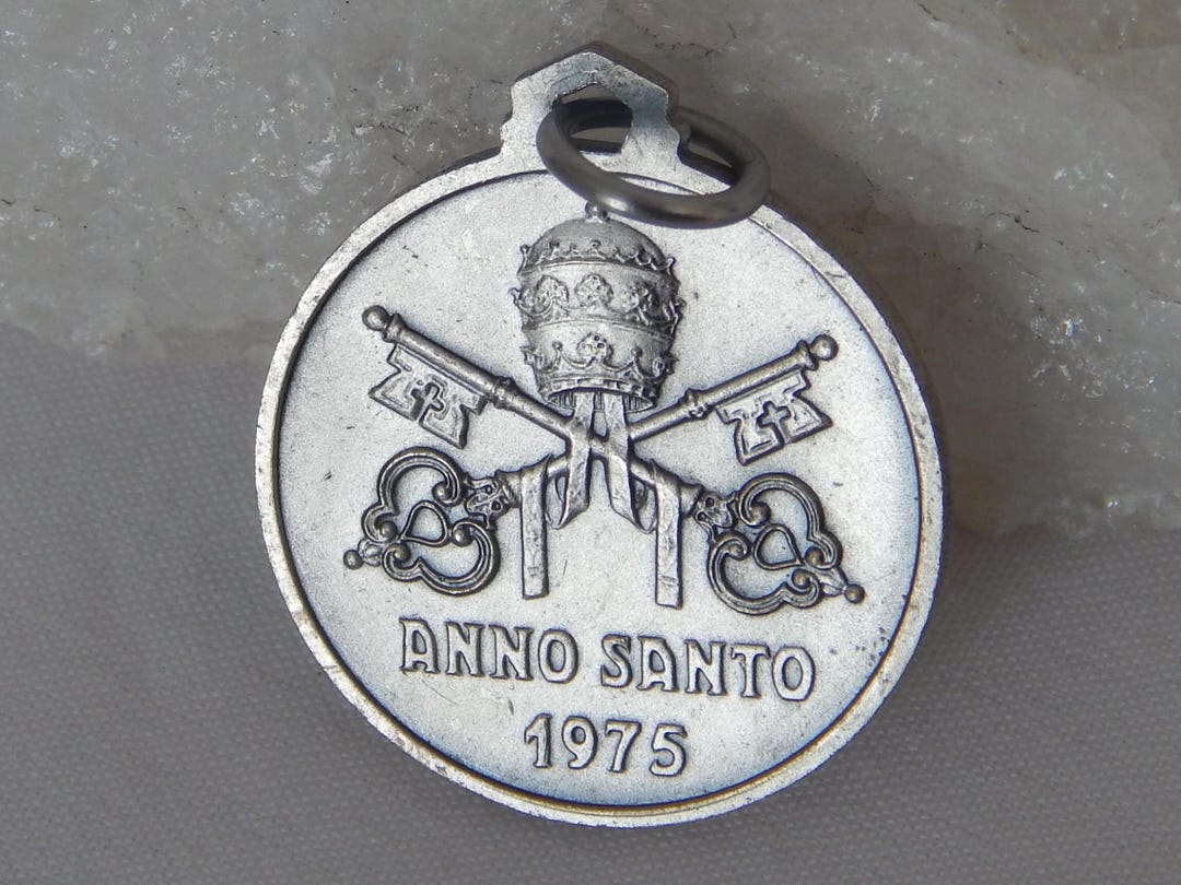 1975 Pope John XXIII Holy Year Medal Crossed Keys Papal Tiara #558 - Etsy