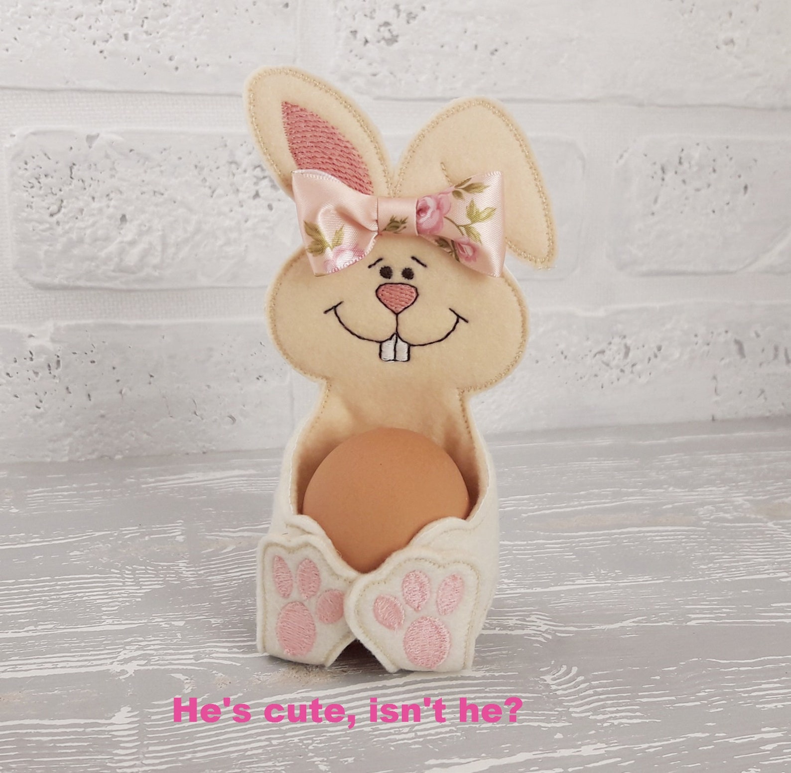 Easter Eggs Holder Bunny Felt Easter Eggs Stand Machine | Etsy Australia