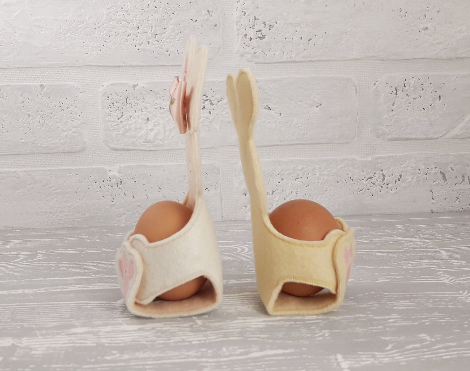 Easter Eggs Holder Bunny Felt Easter Eggs Stand Machine - Etsy