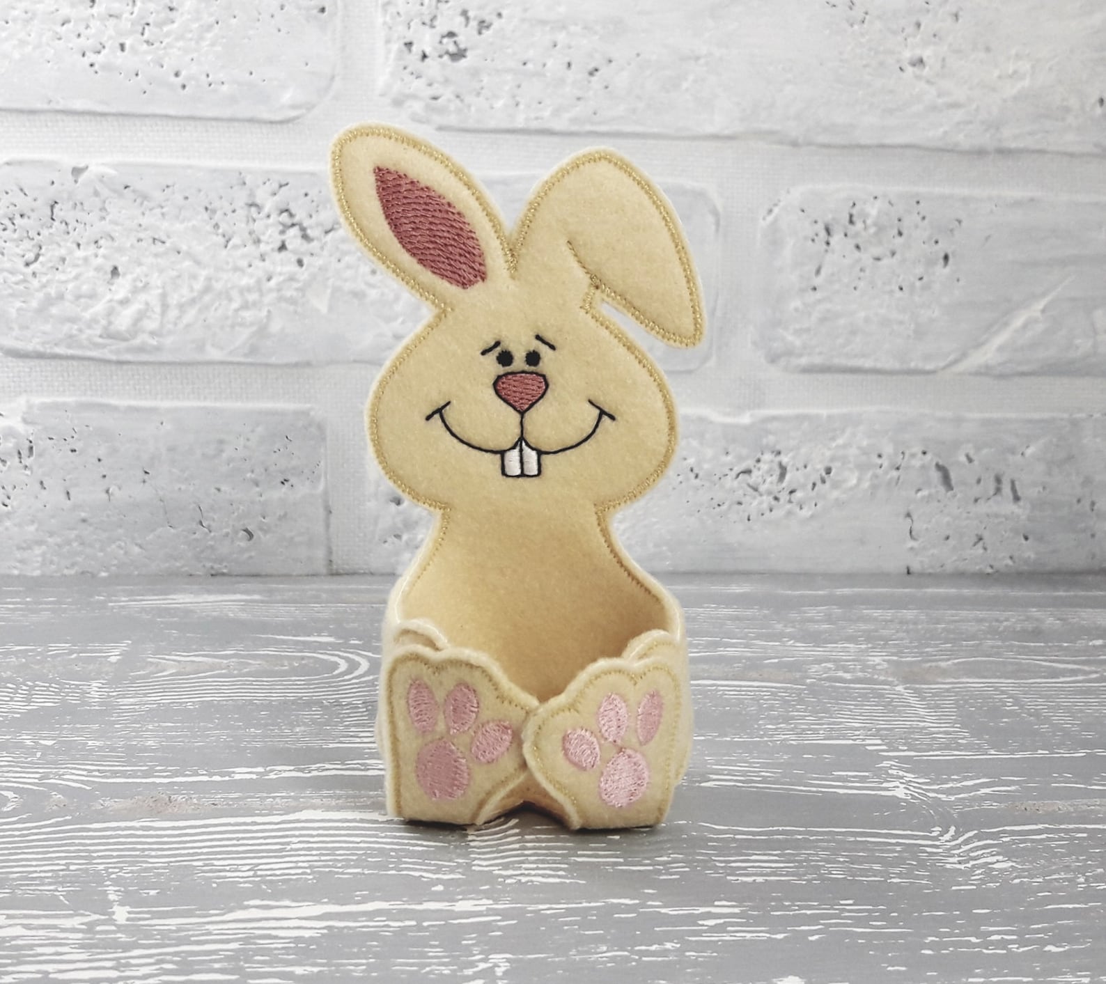 Easter Eggs Holder Bunny Felt Easter Eggs Stand Machine - Etsy