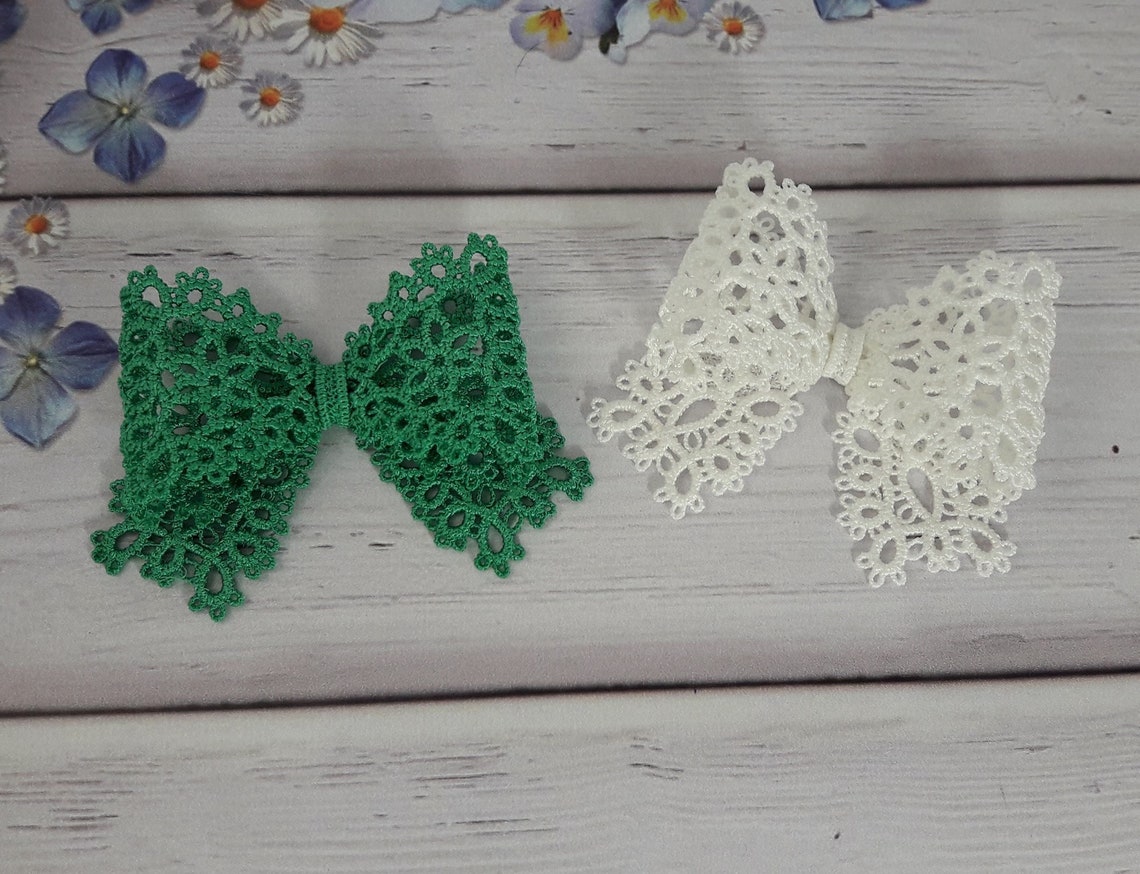 FSL Bows 3D Free Standing Lace Tatting Instant Download Machine ...