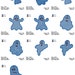 FSL Halloween Ghost Figurines for Garland Machine Embroidery Designs 5 ...