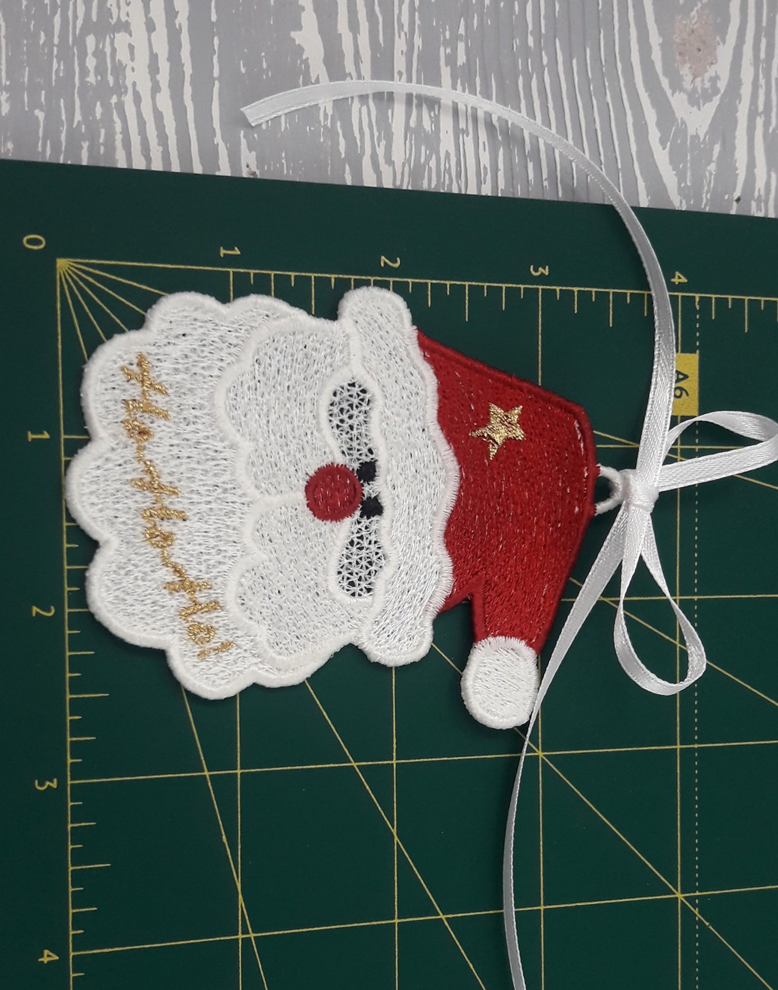 FSL Santa Ornament Free Standing Lace Instant Download Machine ...