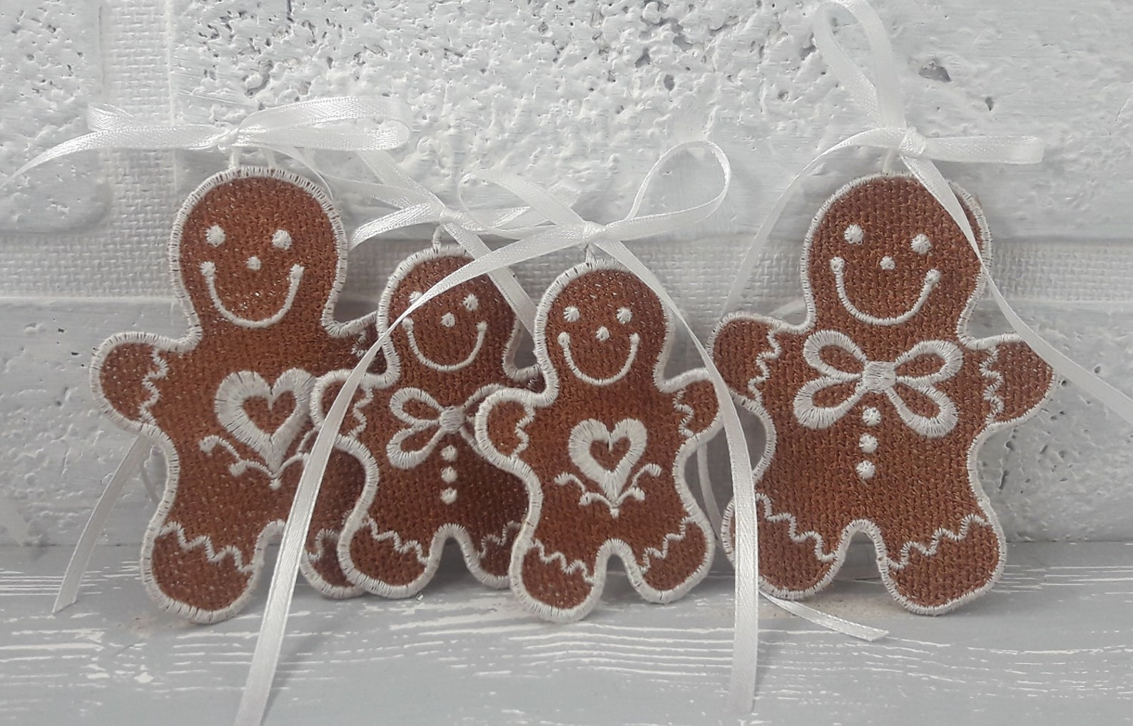 FSL Christmas Gingerbread 2 Pattern 2 Sizes and BONUS Free | Etsy