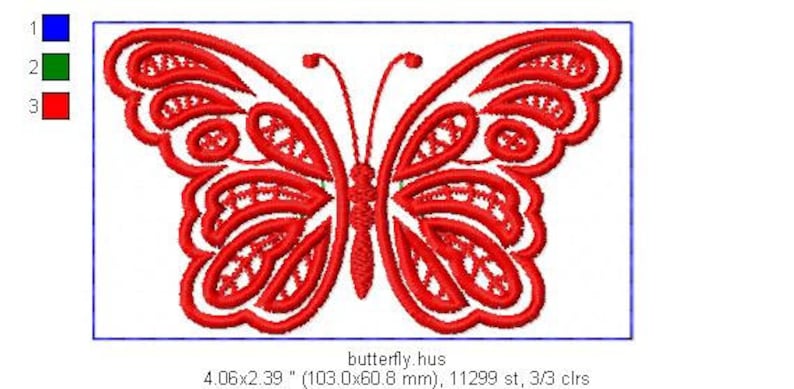 Butterfly Cutwork Richelieu Machine Embroidery Design Instant - Etsy