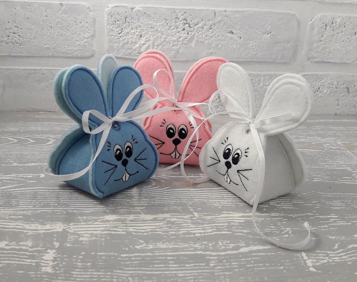 ITH Felt Candy Box for Gift or Surprise Bunny Machine - Etsy