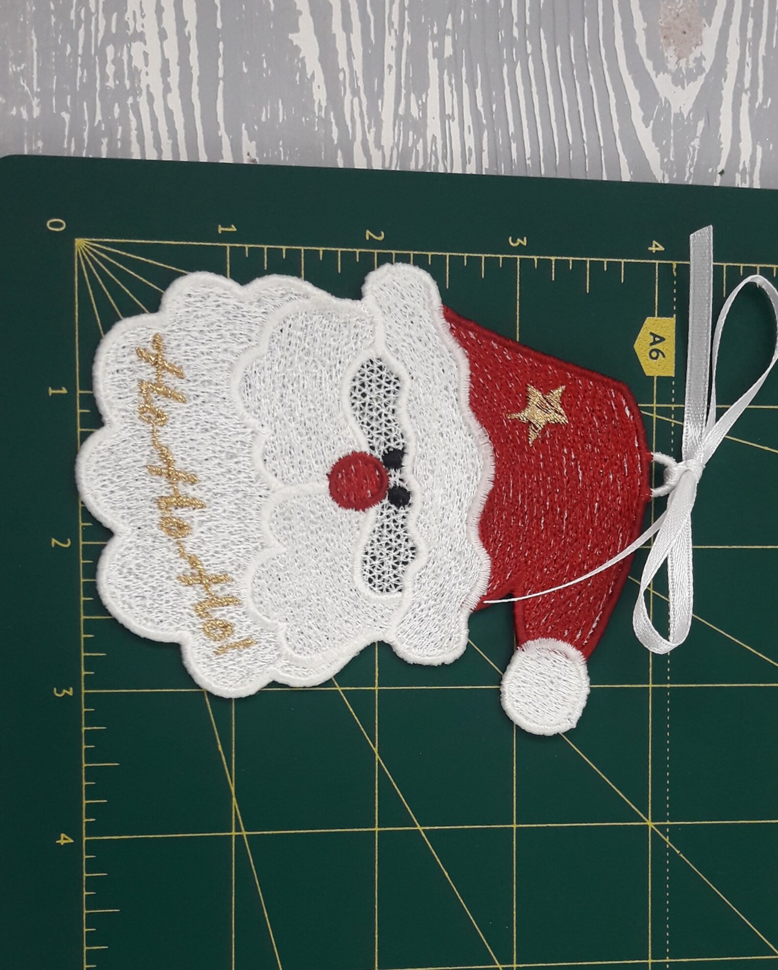 FSL Santa Ornament Free Standing Lace Instant Download Machine ...