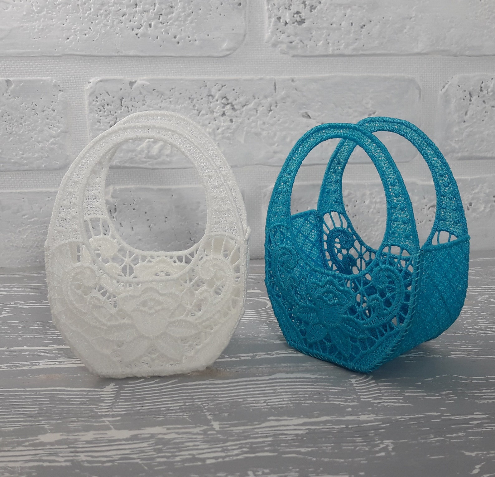 FSL Bag for Sweets or Other Surprises Fsl Basket for Decor - Etsy