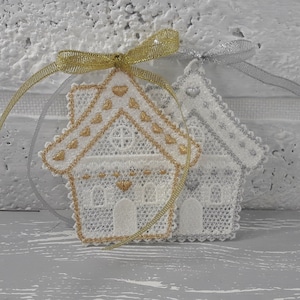 FSL Christmas House 2 Pattern 2 Sizes - Free Standing Lace Instant ...