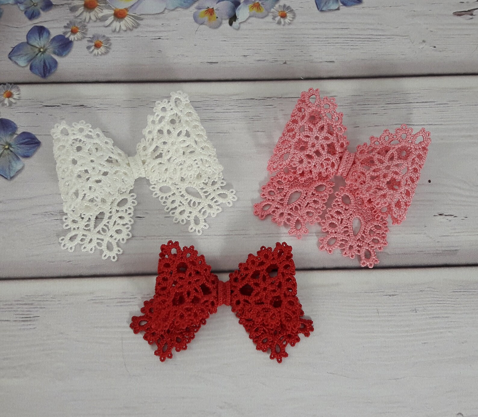FSL Bows 3D Free Standing Lace Tatting Instant Download Machine ...