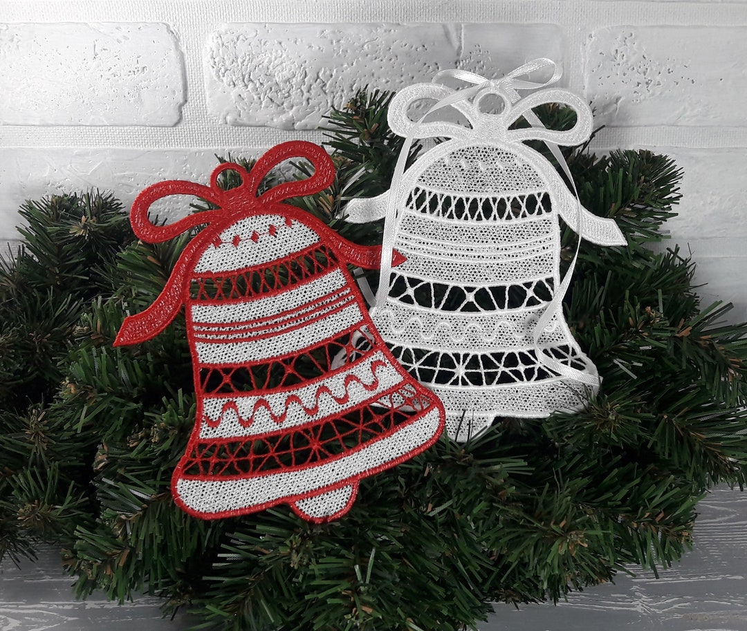 FSL Big Bell for Home Decor - Free Standing Lace Machine Embroidery ...