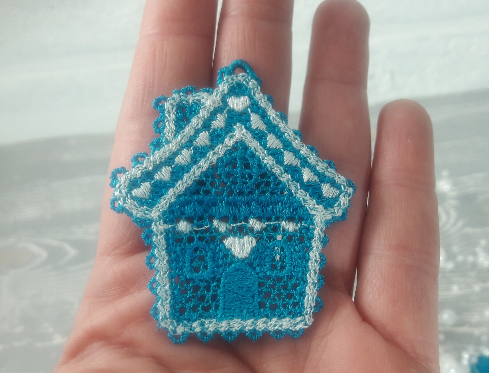 FSL Christmas House 2 Pattern 2 Sizes - Free Standing Lace Instant ...