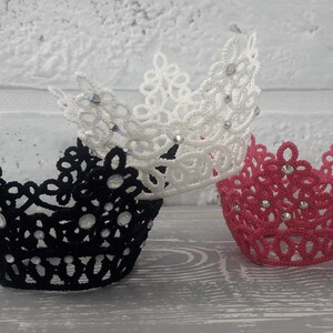 FSL Tatting 3D Crown 5x7" Hoop Machine Embroidery Design - Etsy