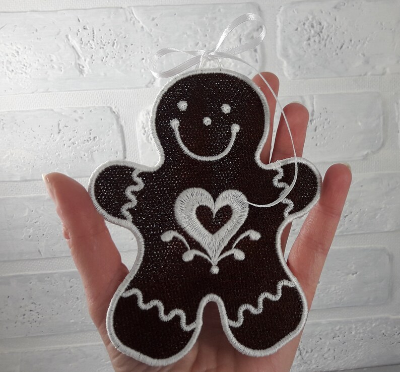 FSL Big Christmas Gingerbread 2 Pattern Free Standing Lace - Etsy