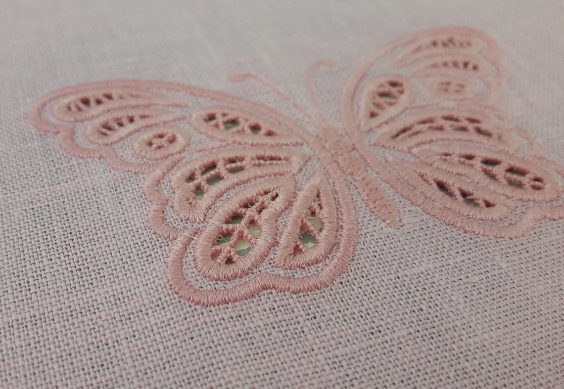 Butterfly Cutwork Richelieu Machine Embroidery Design Instant - Etsy