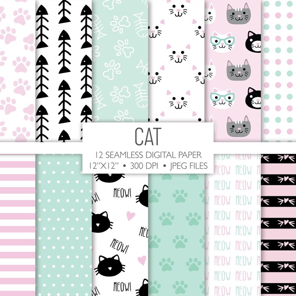 Cat Scrapbook - Etsy