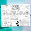 Video Game Coloring Placemat DIGITAL | Player Party Activity | Kids ...
