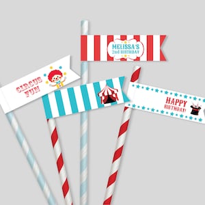 Circus Birthday Party Kit DIGITAL | Carnival Party Bundle Set ...