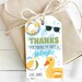 Pool Party Birthday Thank You Tag DIGITAL | Beach Summer Blue Favor Tag ...
