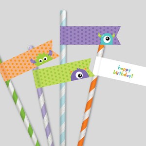Monster Birthday Party Kit DIGITAL | Little Monster Party Bundle Set ...