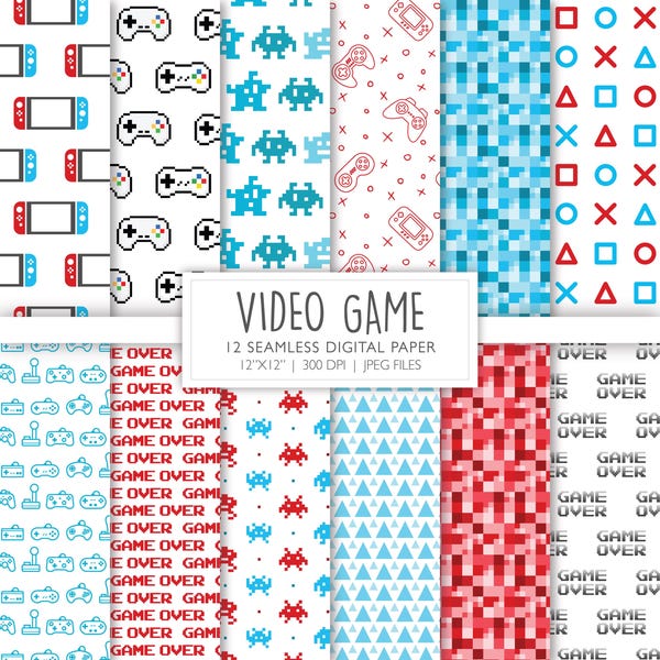 Video Game Mural - Etsy