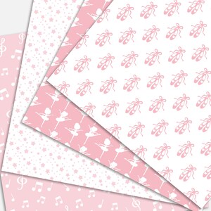 Ballerina Seamless Digital Paper | Ballet Background Pattern ...
