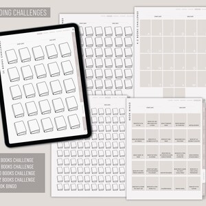 Digital Reading Journal | Goodnotes Reading Tracker | Digital Reading ...