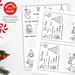 Letter to Santa DIGITAL | Coloring Page | Santa Claus Mail Xmas Holiday ...