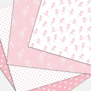 Ballerina Seamless Digital Paper | Ballet Background Pattern ...