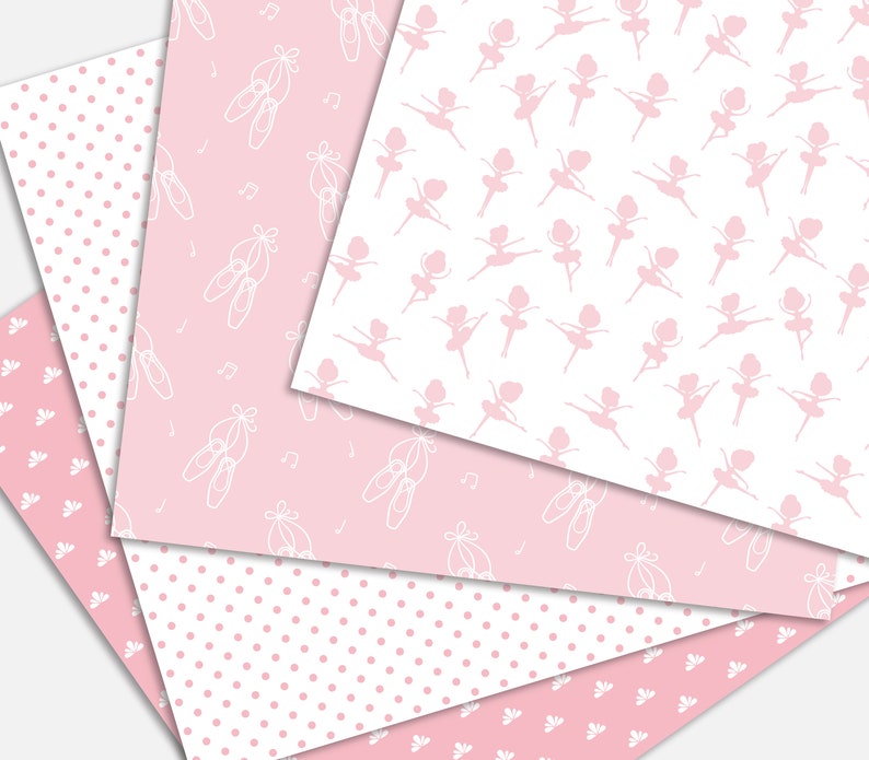 Ballerina Seamless Digital Paper | Ballet Background Pattern ...